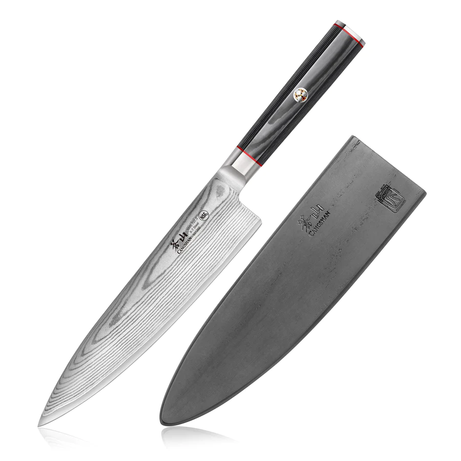 YARI Series 8-Inch Chef's Knife with Sheath – Ralph's Joy of Living